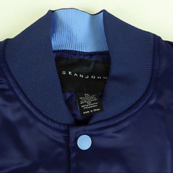 Sean John | Jackets & Coats | Sean John Varsity Satin Bomber Jacket ...